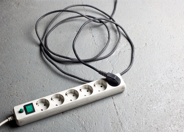 Is it safe to run an extension cord outdoors